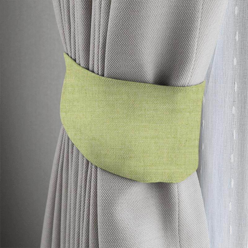 Lytham Plain Lime Tieback by Art of the Loom